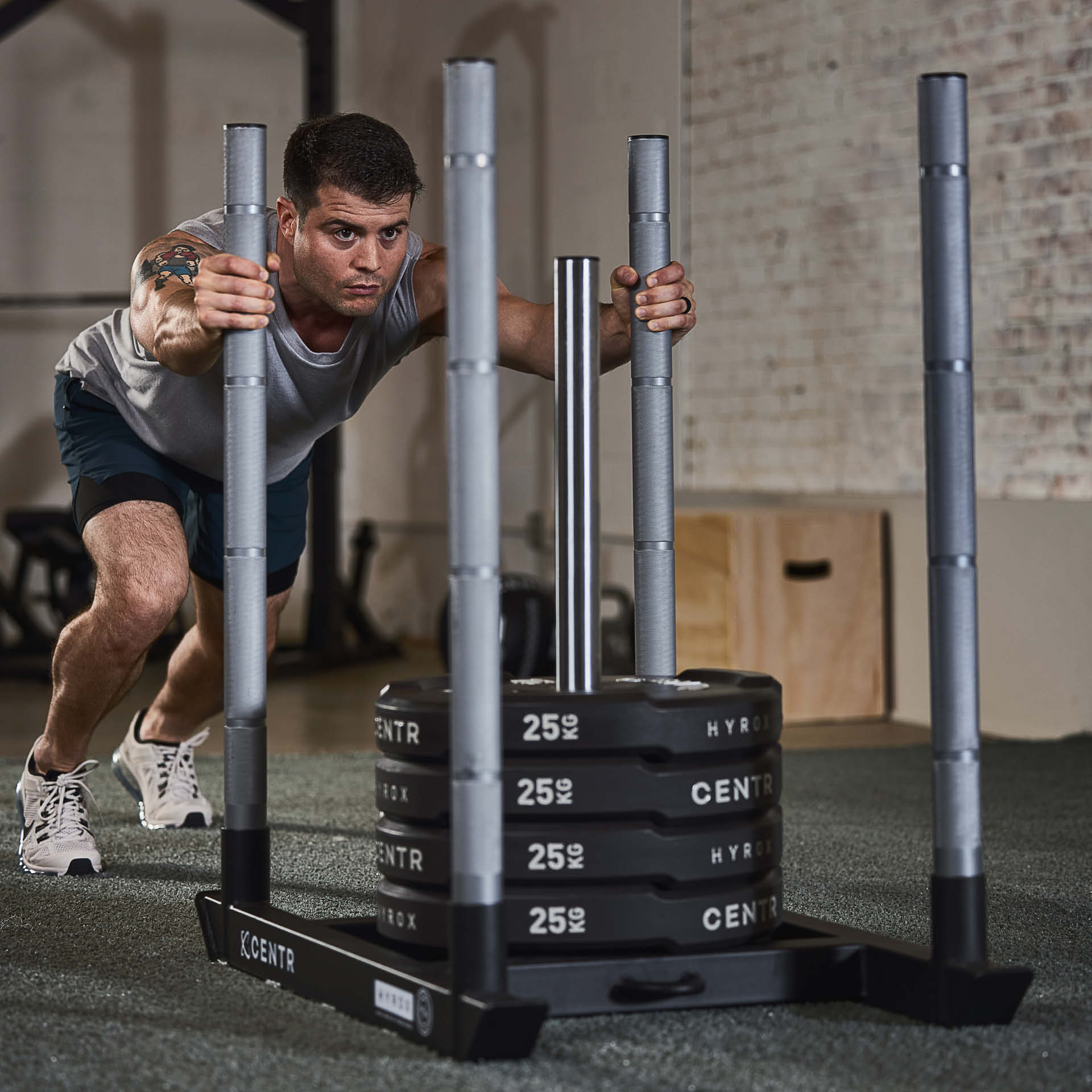 CENTR x HYROX Competition Interlocking Bumper Plate - 25 kg at Perform ...